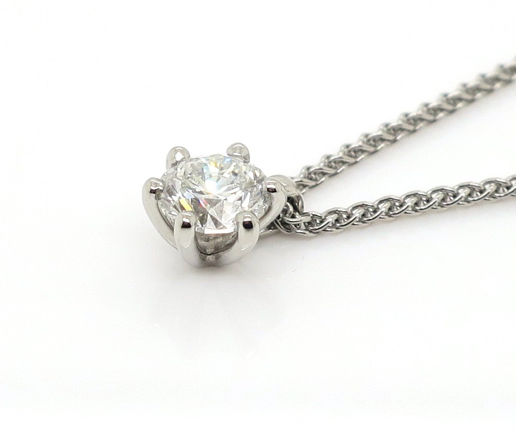 Platinum Diamond Pendant – McLeay Jewellers & Engravers