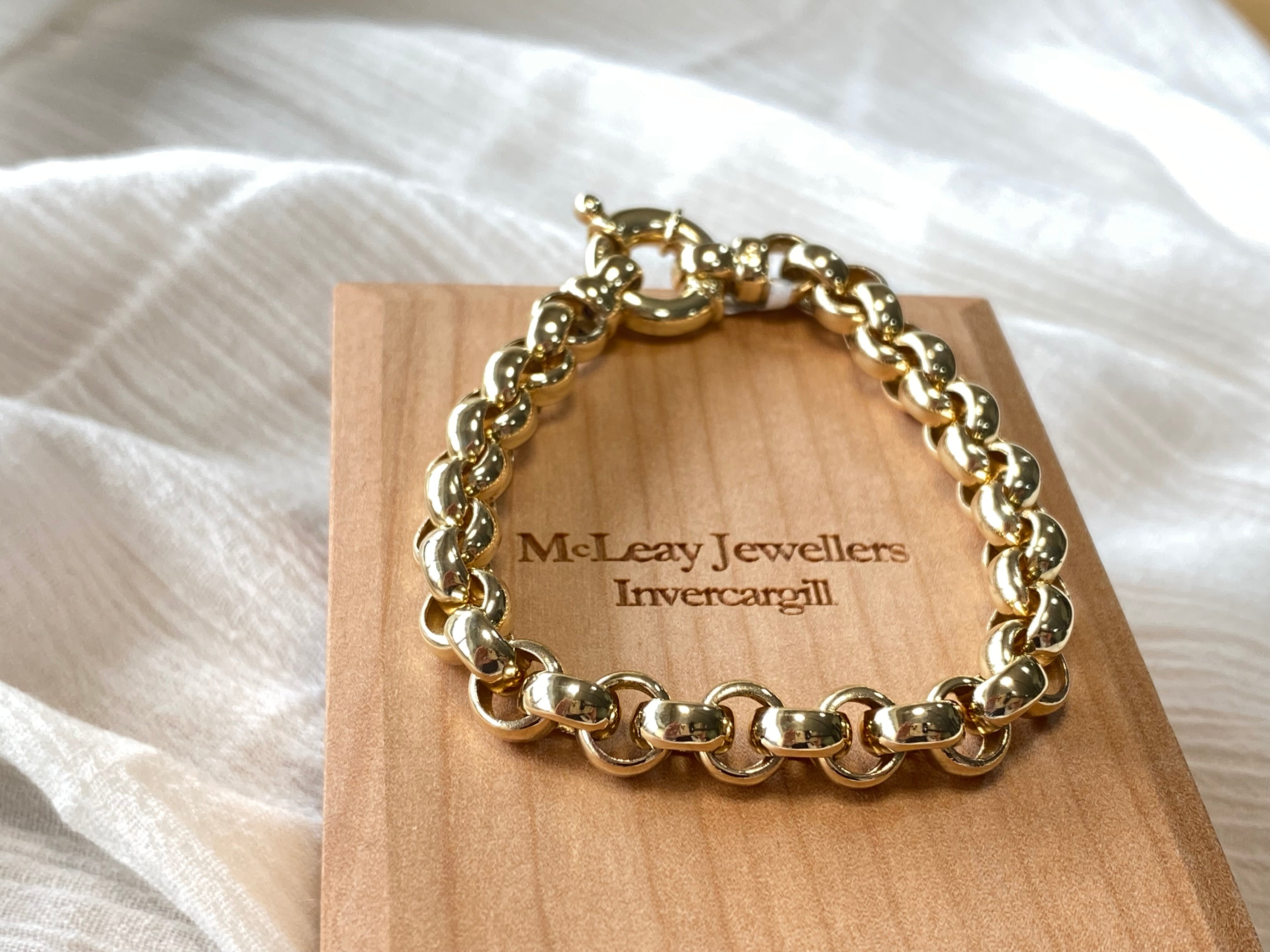 9ct Yellow Gold Bracelet – McLeay Jewellers & Engravers