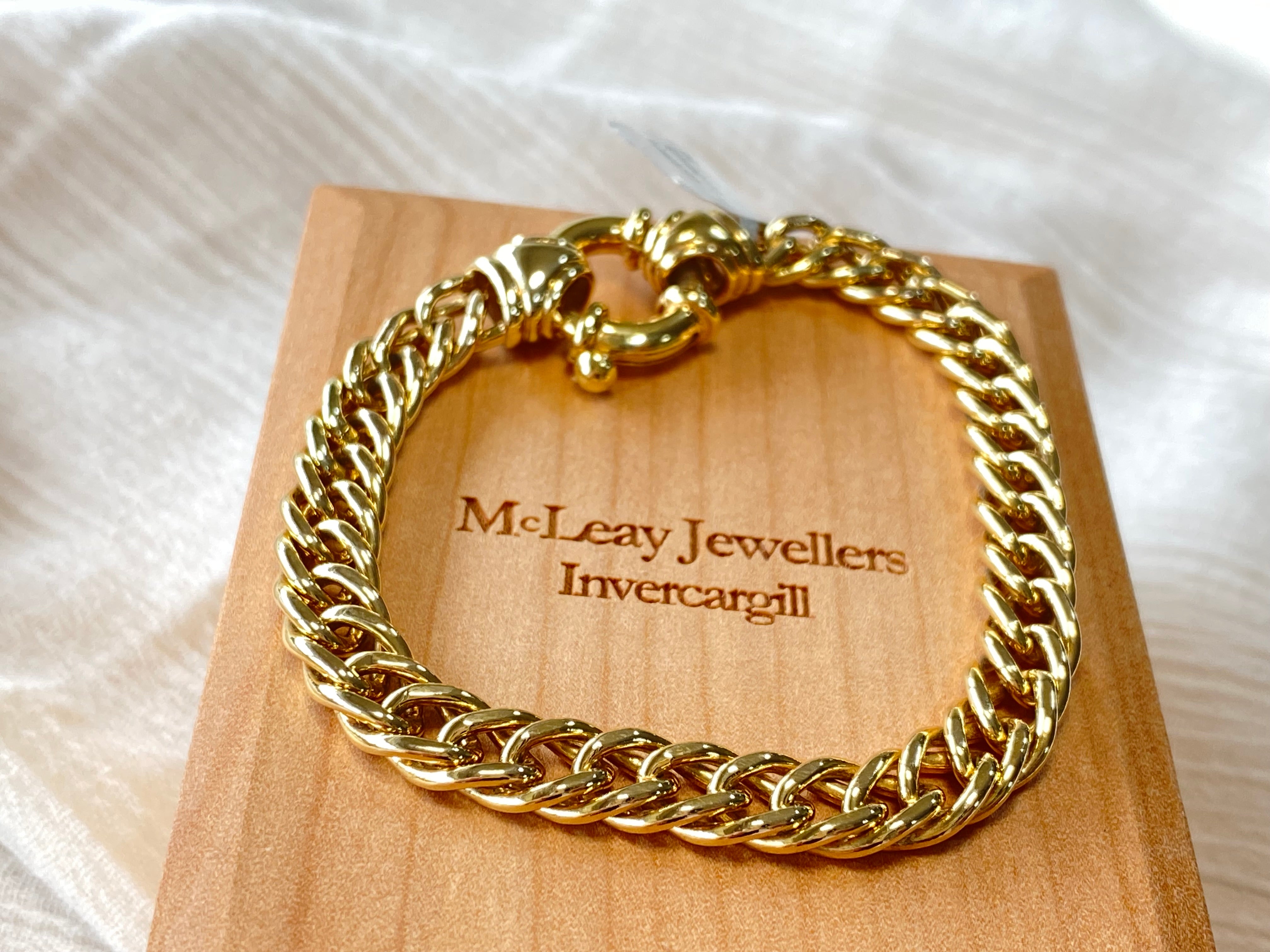 9ct Yellow Gold Bracelet – McLeay Jewellers & Engravers